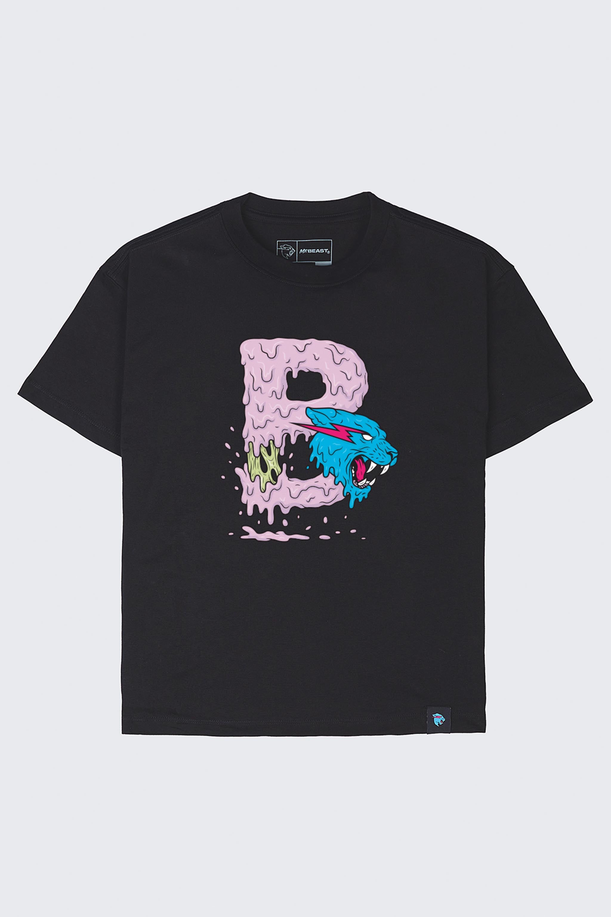 Youth Dripper Tee - Black – MrBeast.store